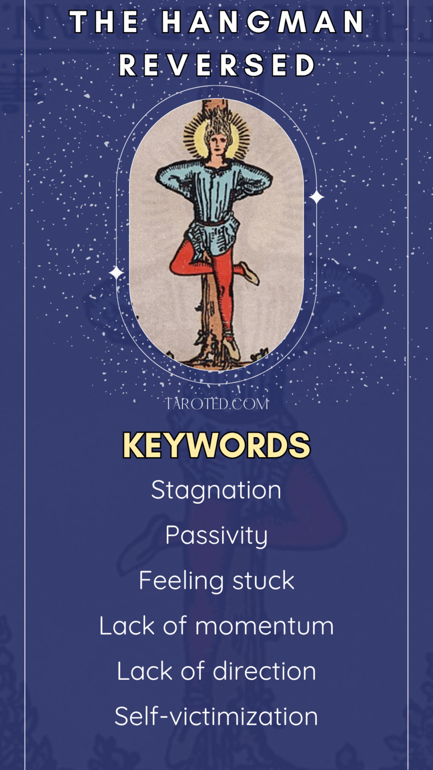 The Hanged Man Reversed Tarot Card Meaning