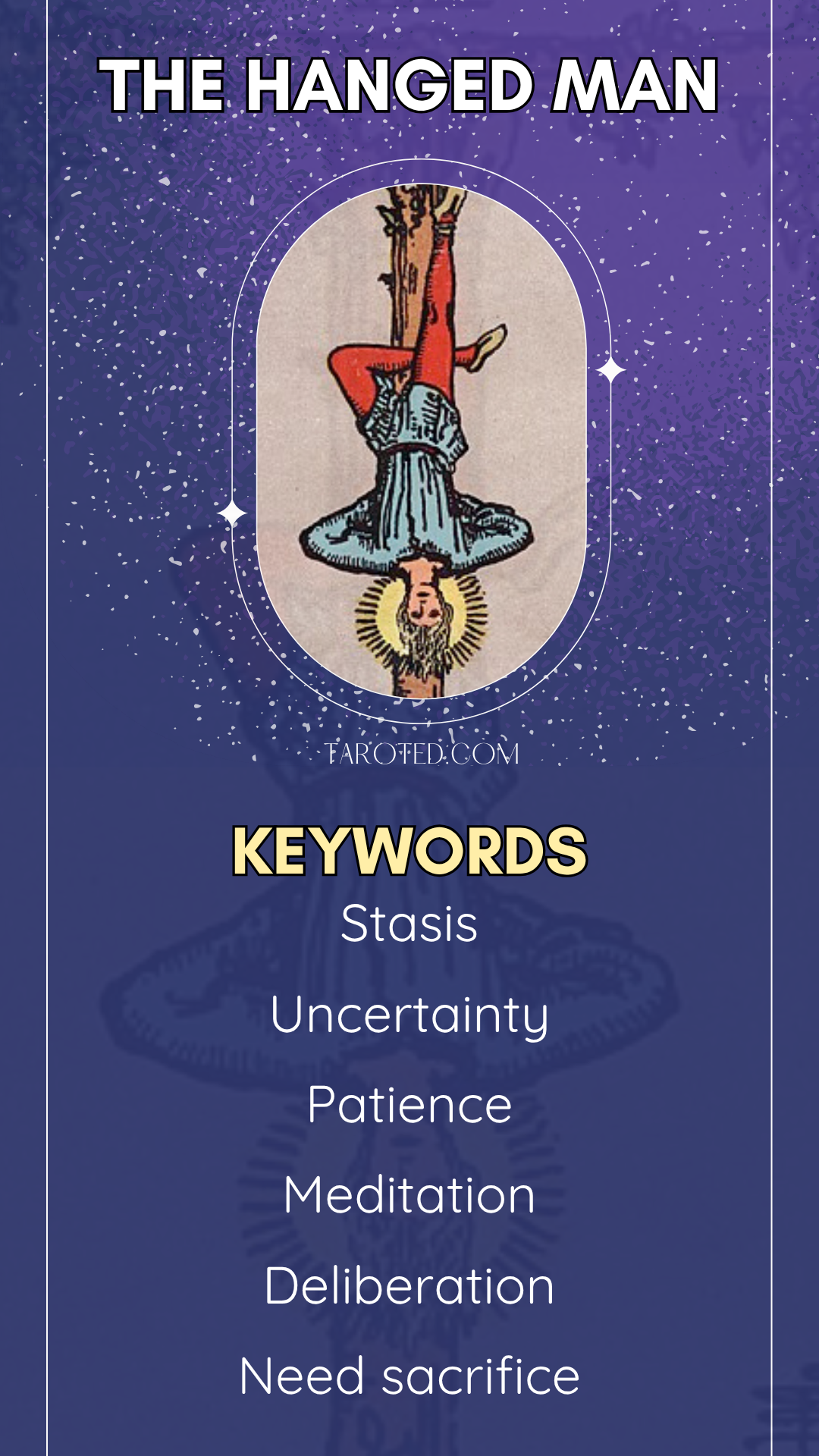 The Hanged Man Tarot Card Meaning (Upright)